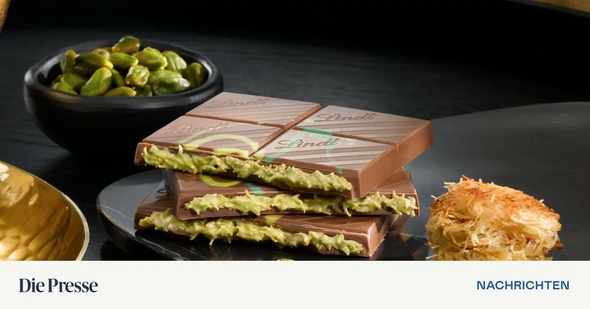 Lindt verkauft „Dubai“-Schokolade jetzt auch in Österreich – DiePresse.com